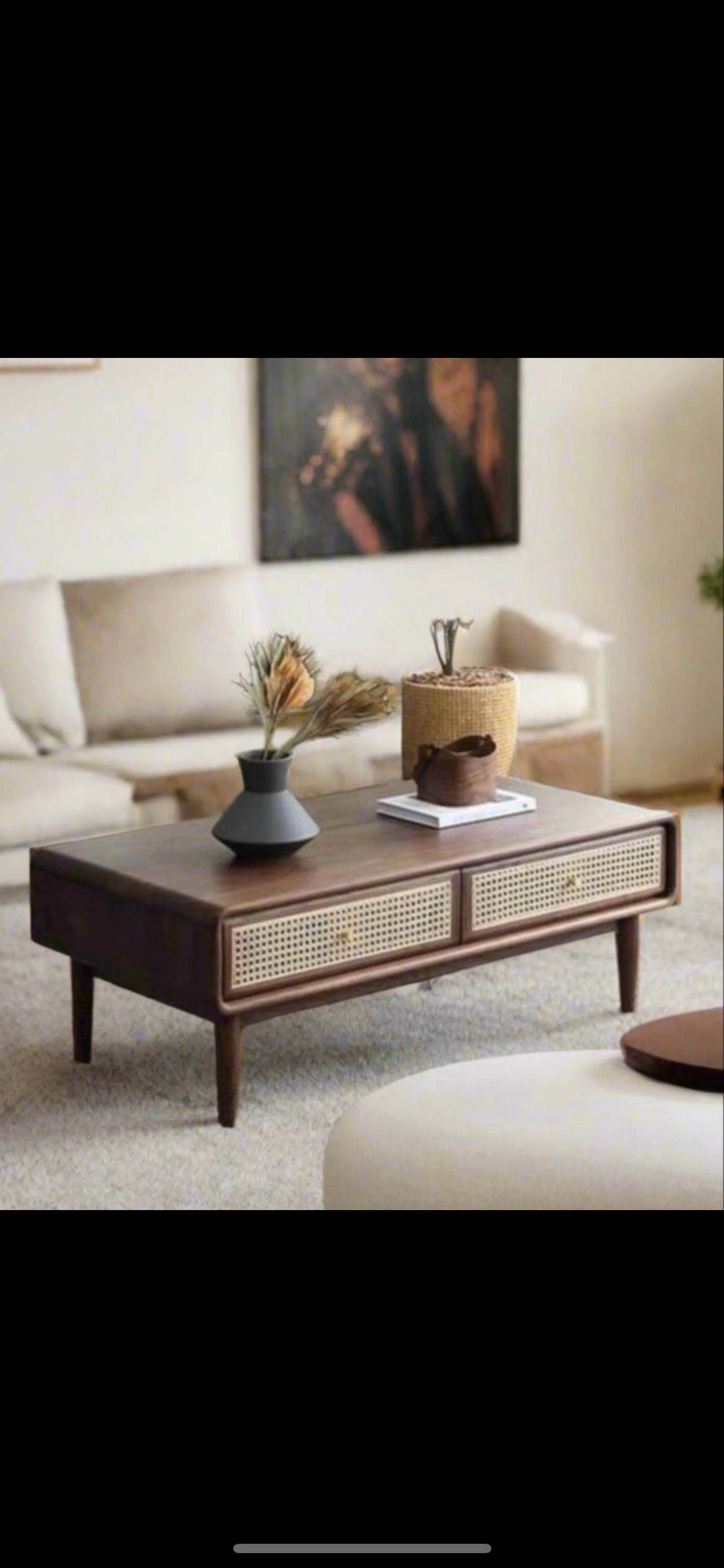 Jonica’s Coffee Cane Center table – The Crafture