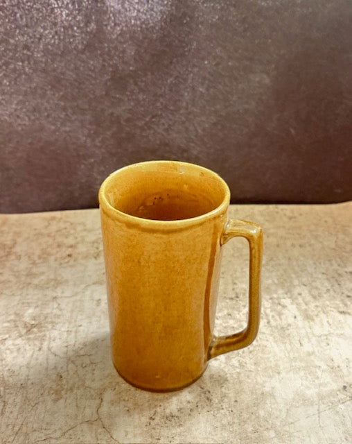 Ceramic "Metallic Mustard colored" Large coffee mugs (Set of two) – The ...